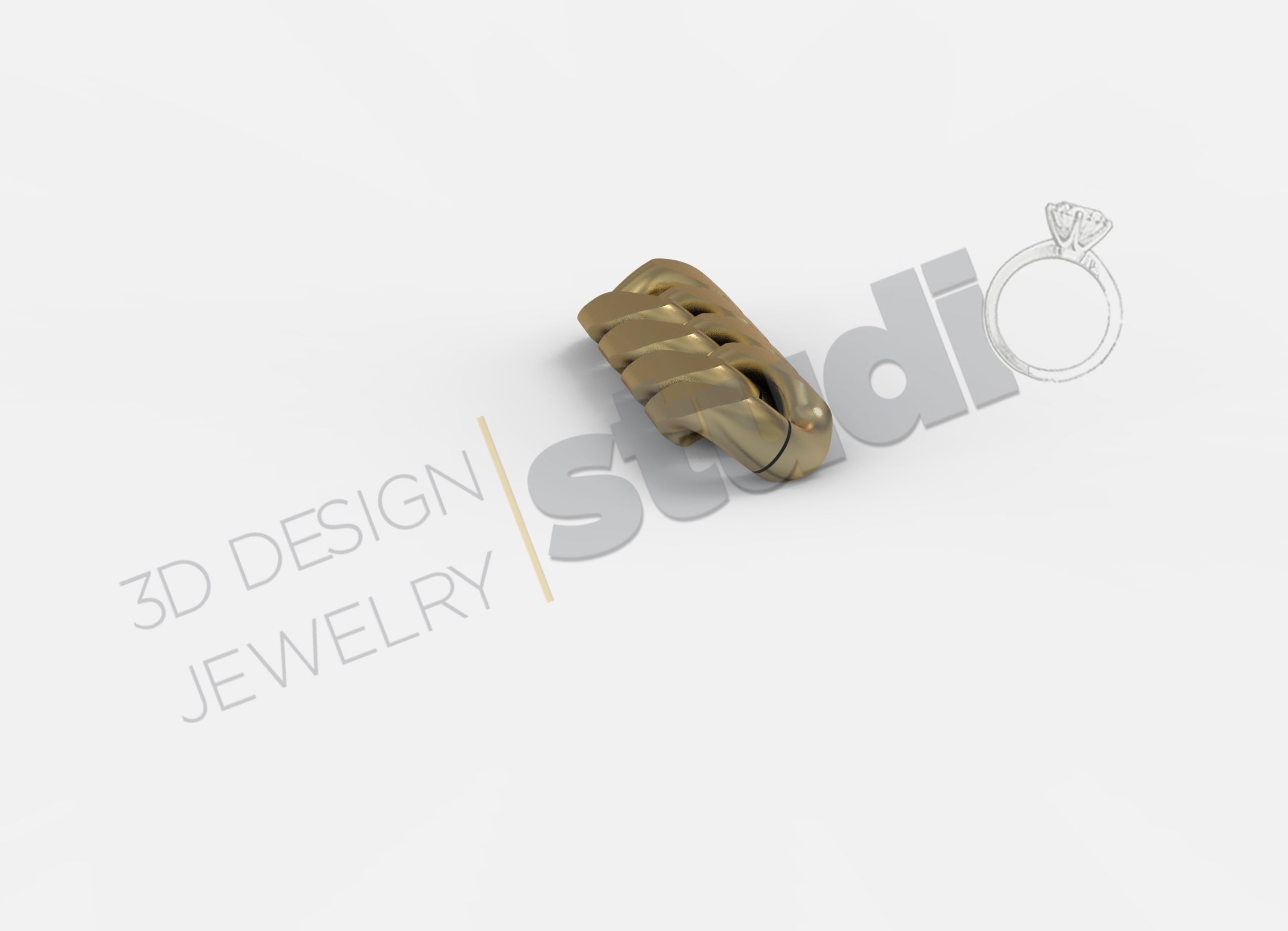 Miami cuban chain 3d model 3D model 3D printable | CGTrader
