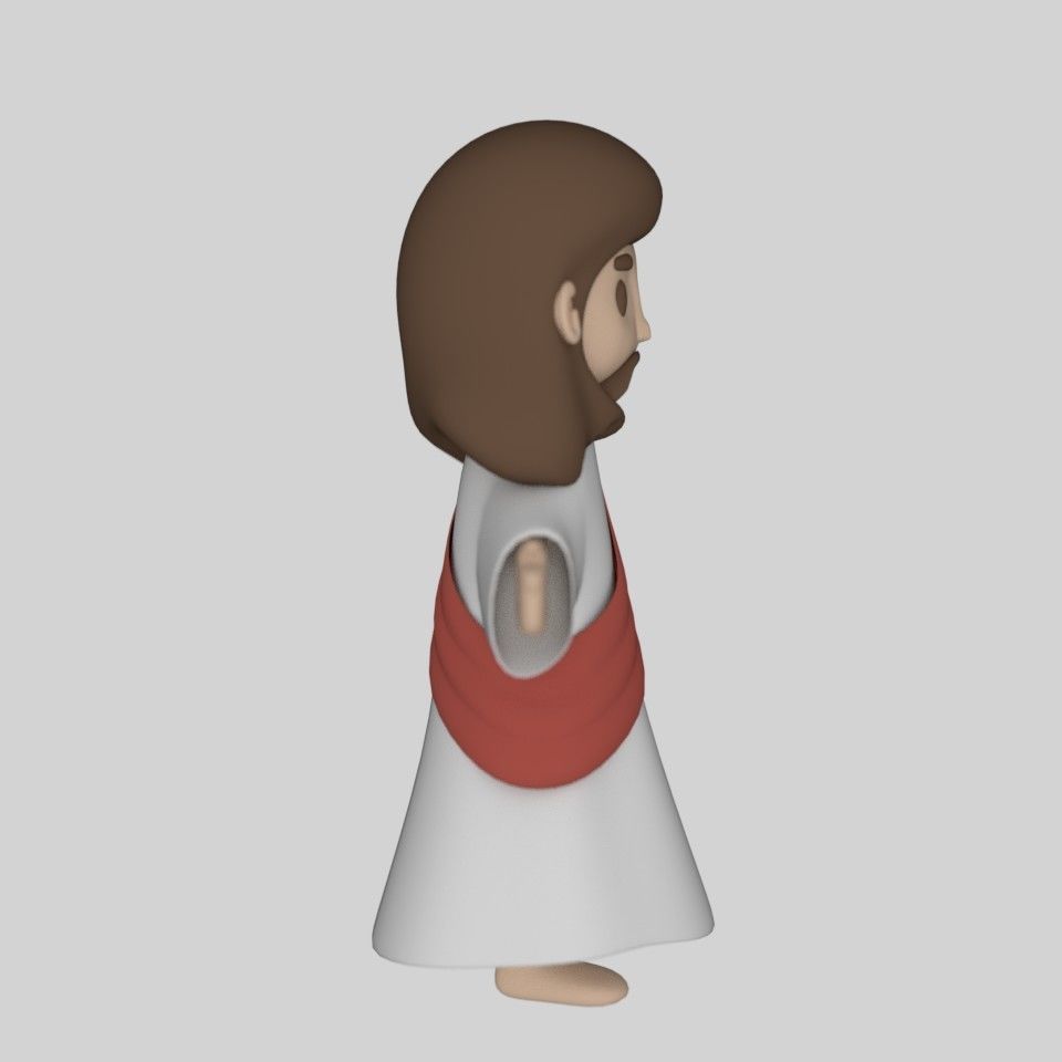 3D model Jesus Christ Cartoon VR / AR / low-poly | CGTrader