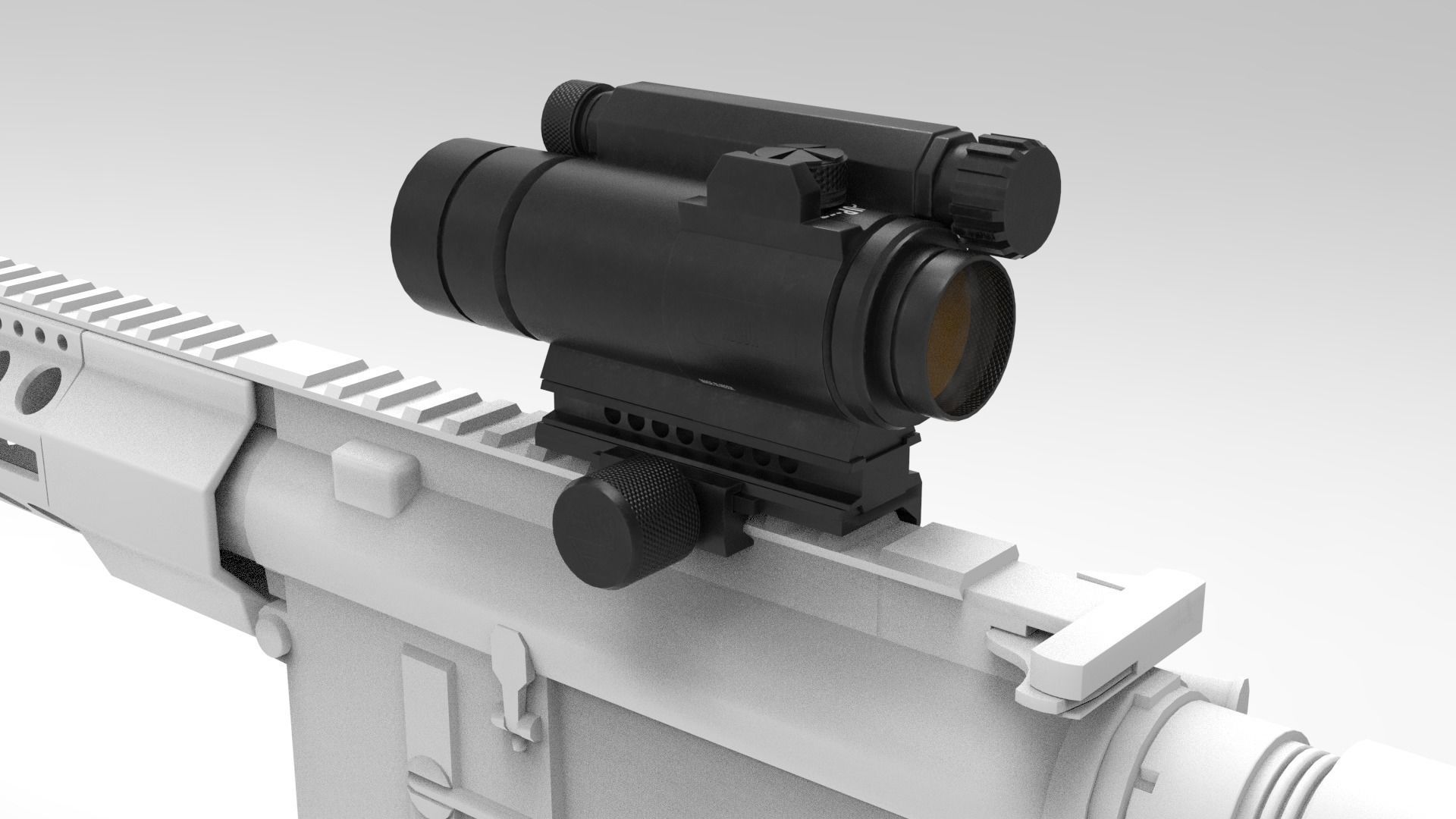 3D model Aimpoint CompM4 VR / AR / low-poly | CGTrader
