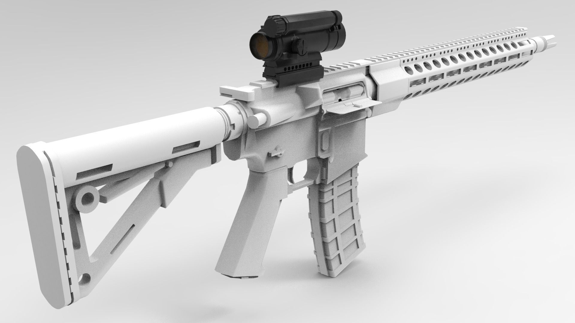 3D model Aimpoint CompM4 VR / AR / low-poly | CGTrader