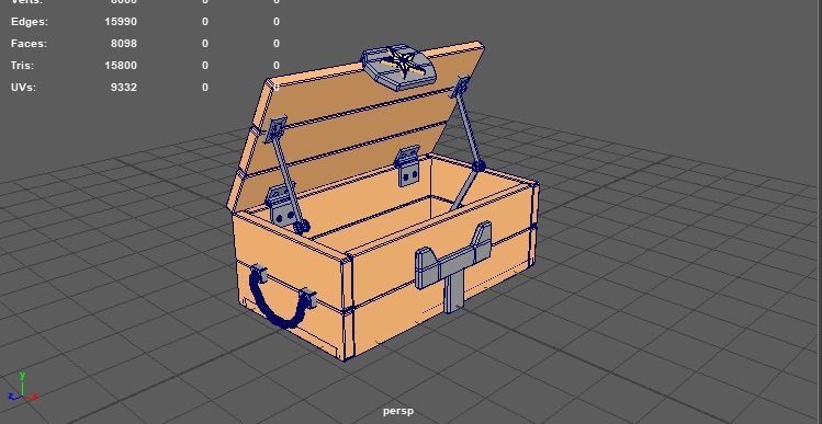 3D model Chest Animation VR / AR / low-poly | CGTrader