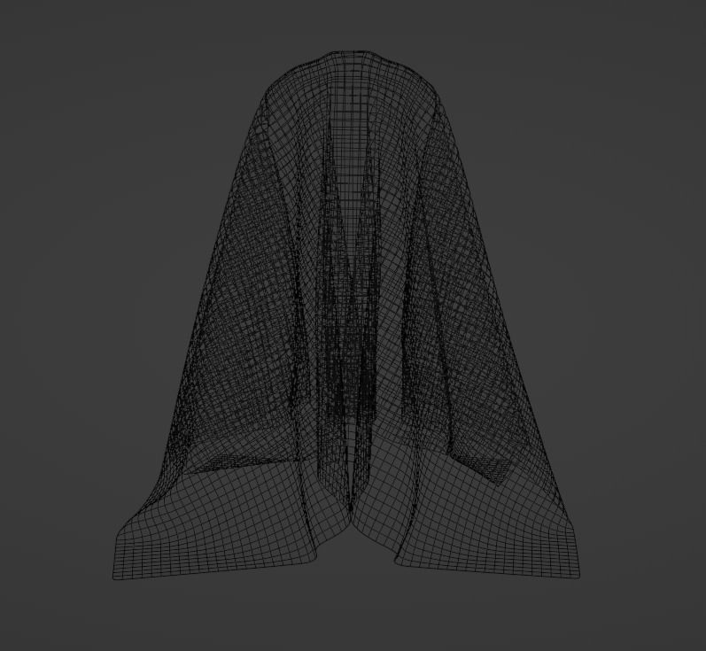 Cloak free 3D model | CGTrader