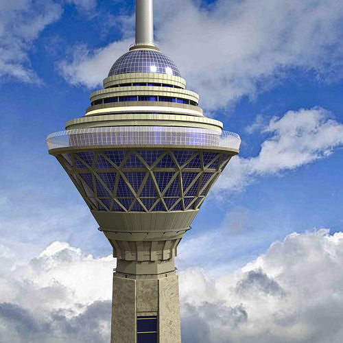Milad Tower 3D model | CGTrader