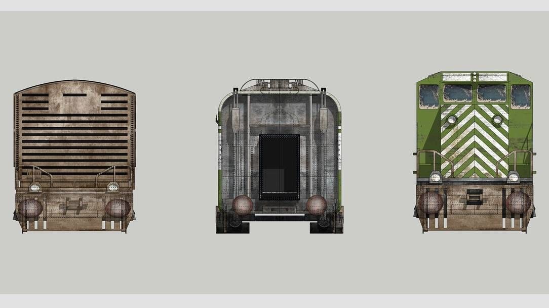 3D model Pak Railway Trainz VR / AR / low-poly | CGTrader