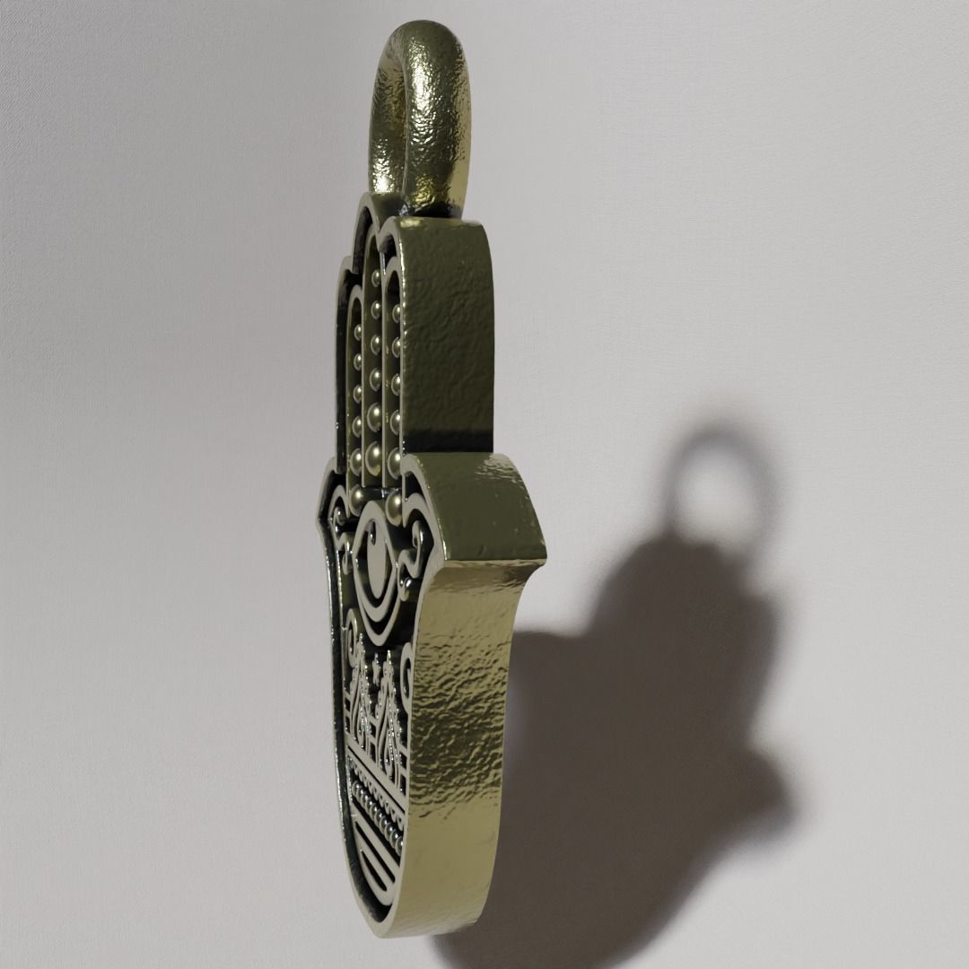 Fatima hand charm 3D model 3D printable | CGTrader