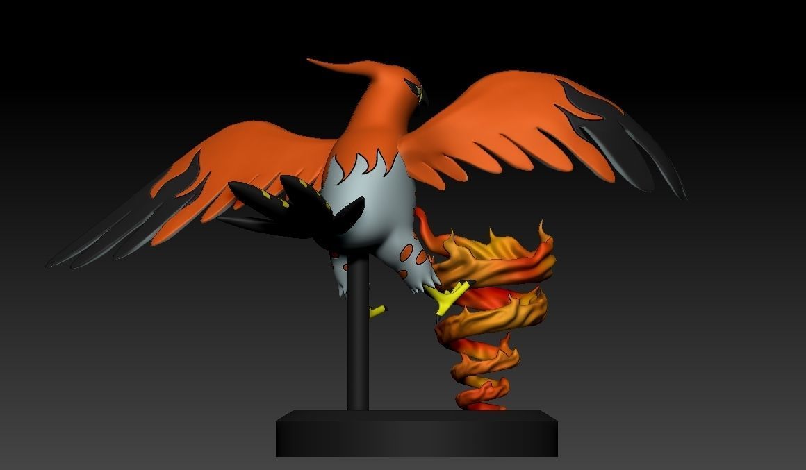 pokemon talonflame 3D model 3D printable | CGTrader