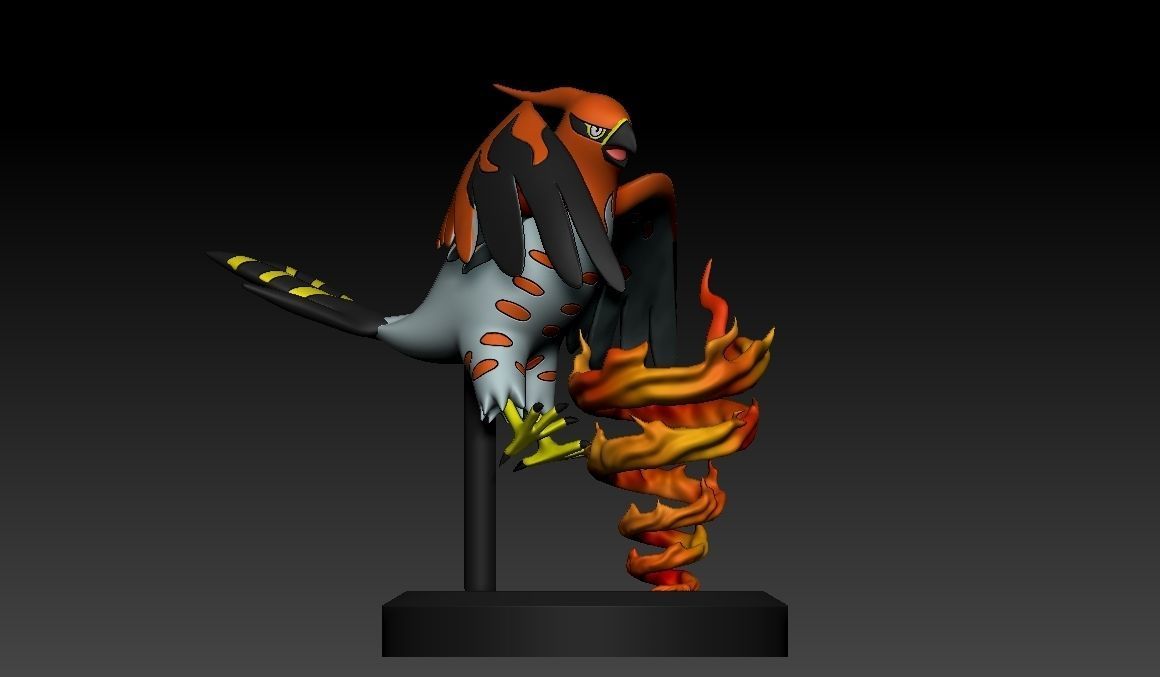 pokemon talonflame 3D model 3D printable | CGTrader