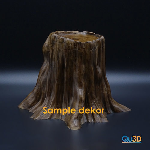 Beautiful decorative tree trunk-3D print model highpoly 3D model 3D ...