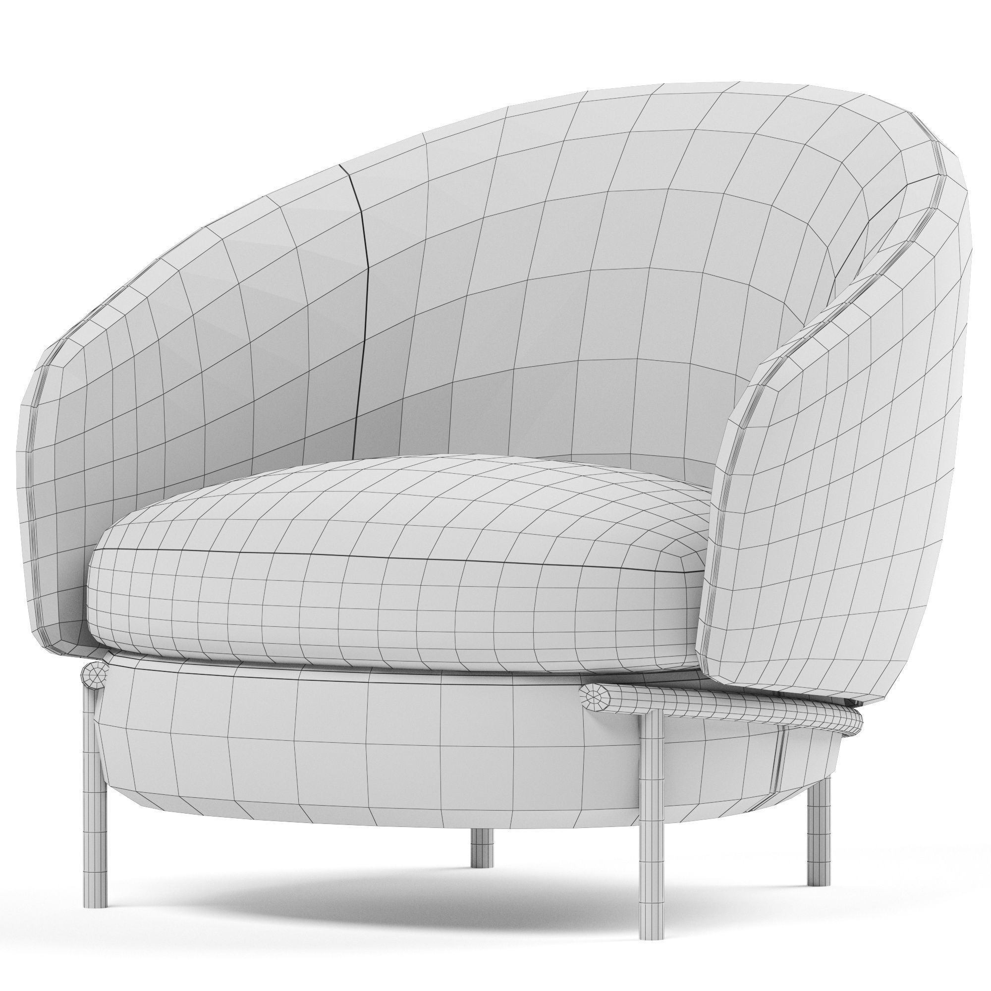 LLOYD armchair 3D model | CGTrader