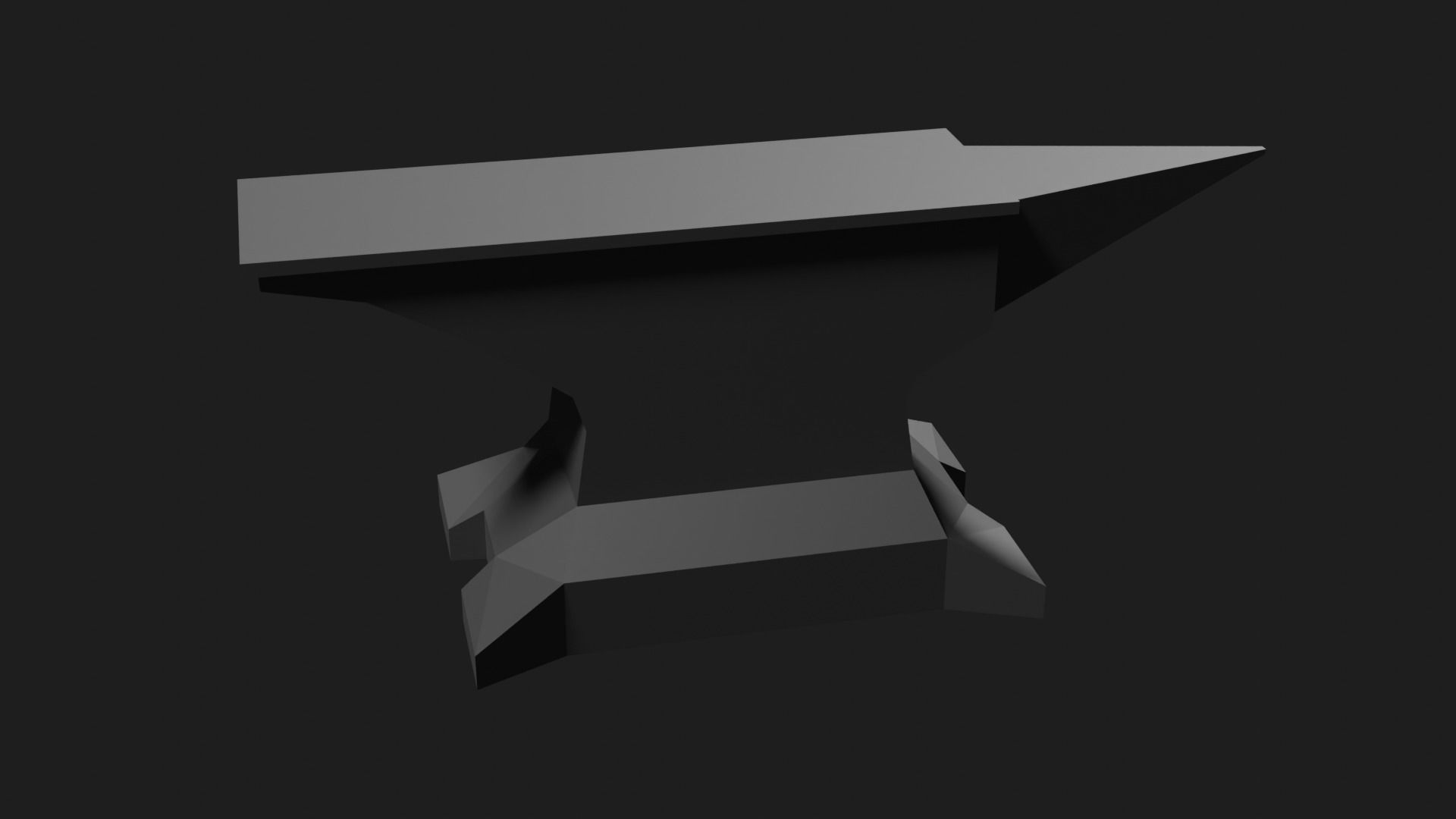 3D model Lowpoly Anvil VR / AR / low-poly | CGTrader