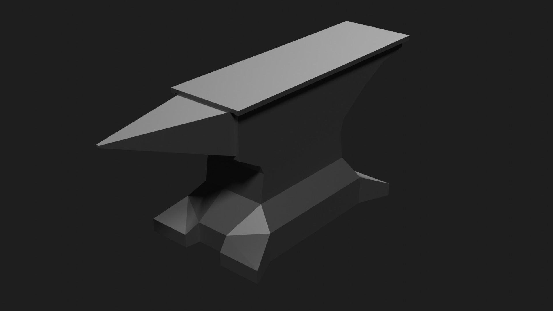 3D model Lowpoly Anvil VR / AR / low-poly | CGTrader
