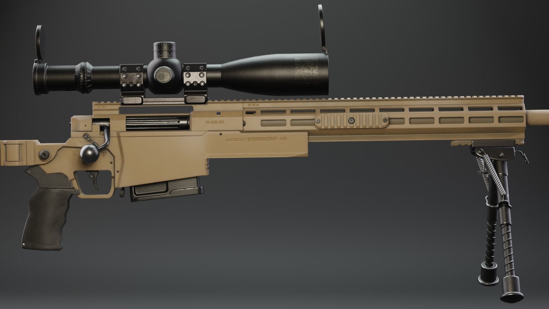 3D model ASR AX-MKIII VR / AR / low-poly | CGTrader