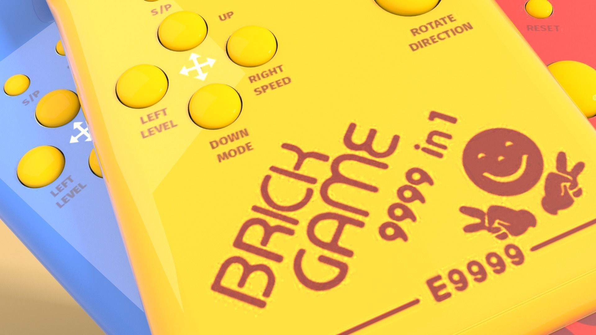 classic-Brick retro game 3D model | CGTrader
