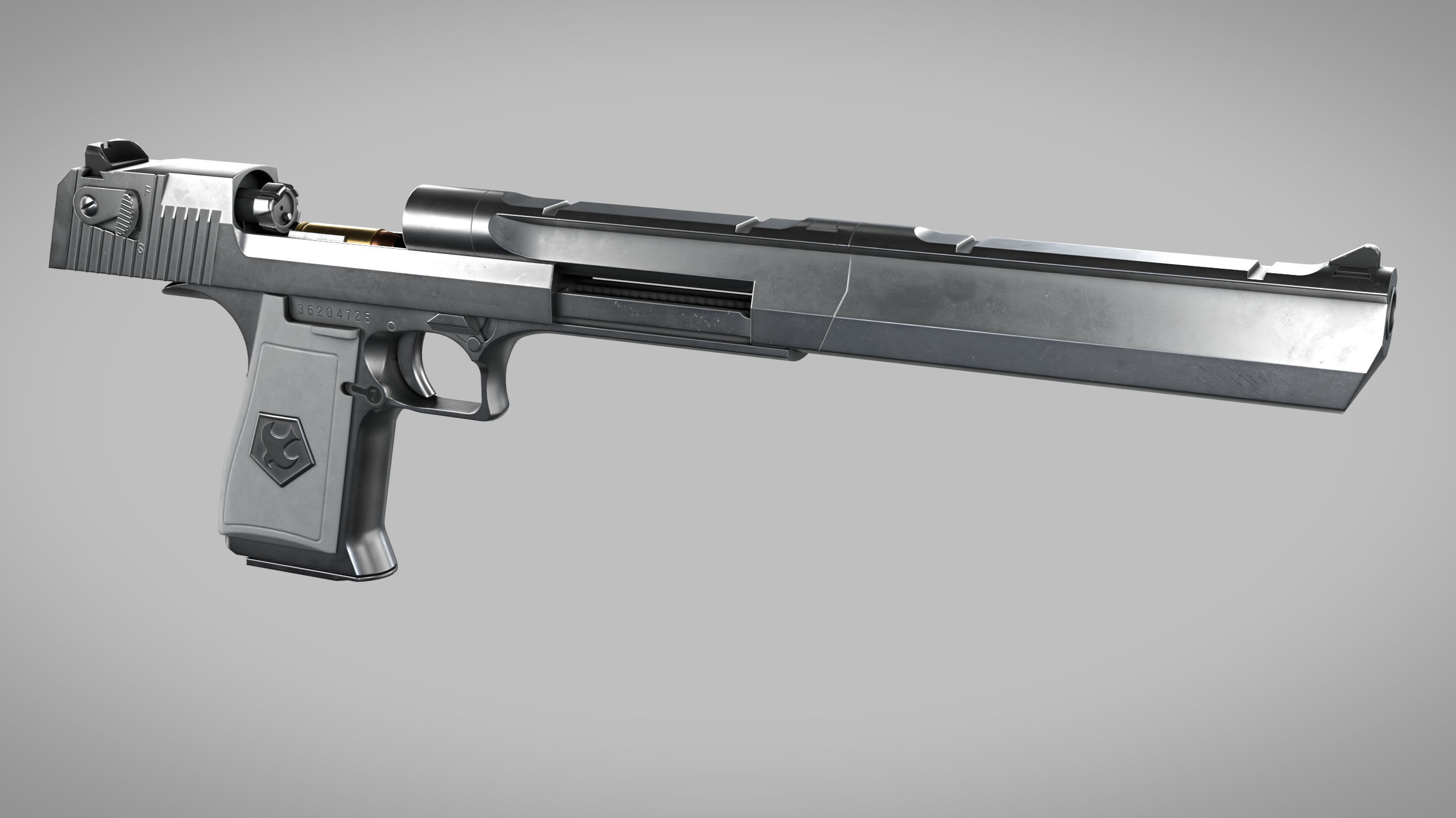 3D model Desert Eagle Peacemaker VR / AR / low-poly | CGTrader