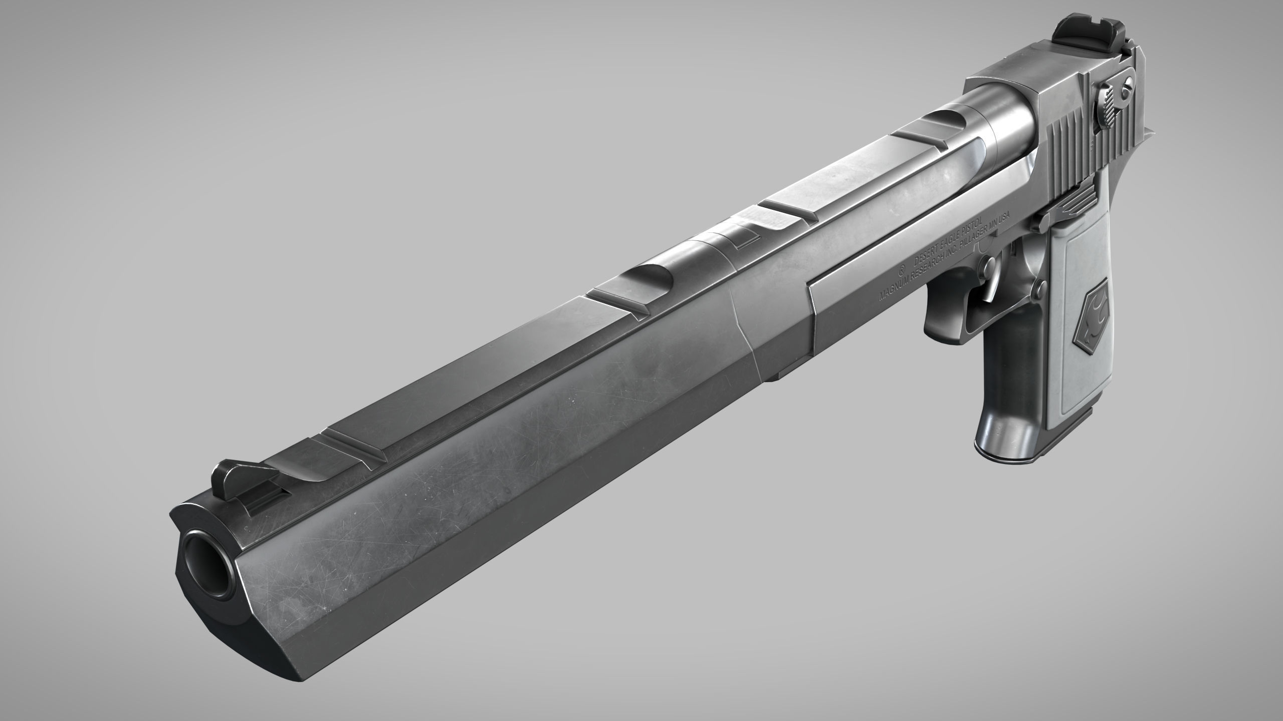 3D model Desert Eagle Peacemaker VR / AR / low-poly | CGTrader
