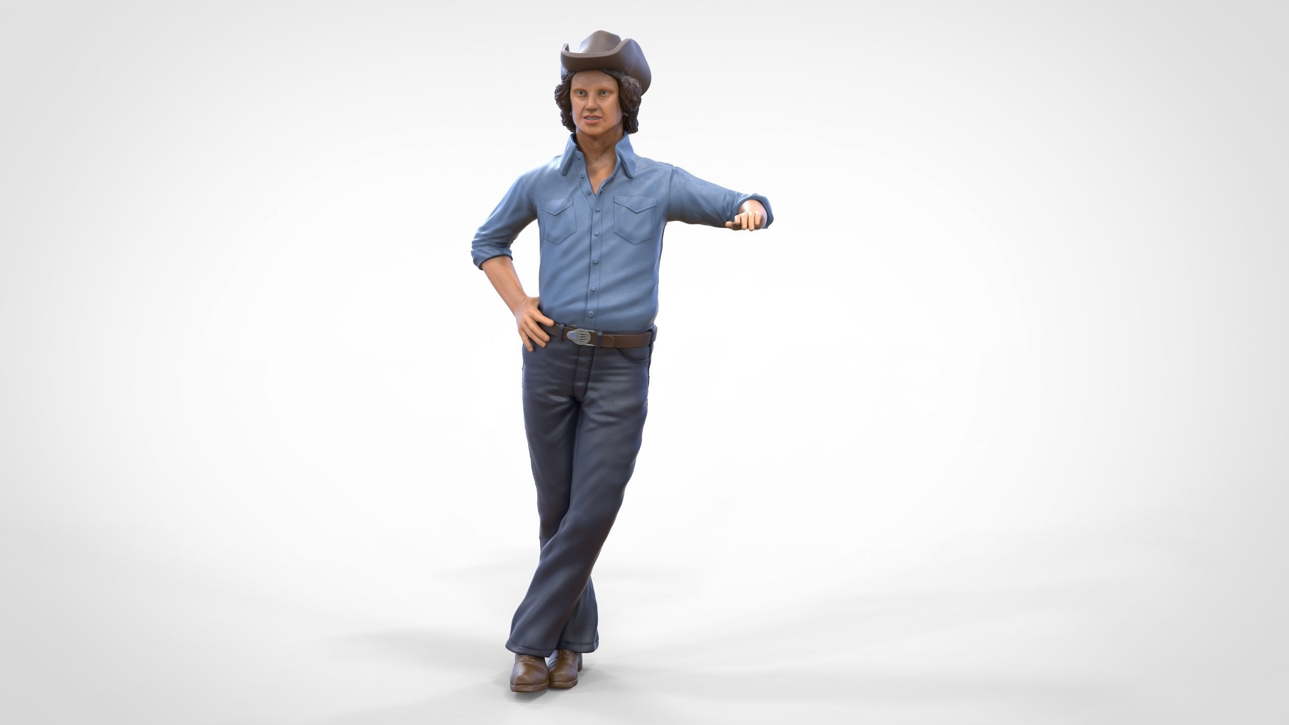 N2 Luke Duke The dukes of Hazzard 3D model 3D printable | CGTrader