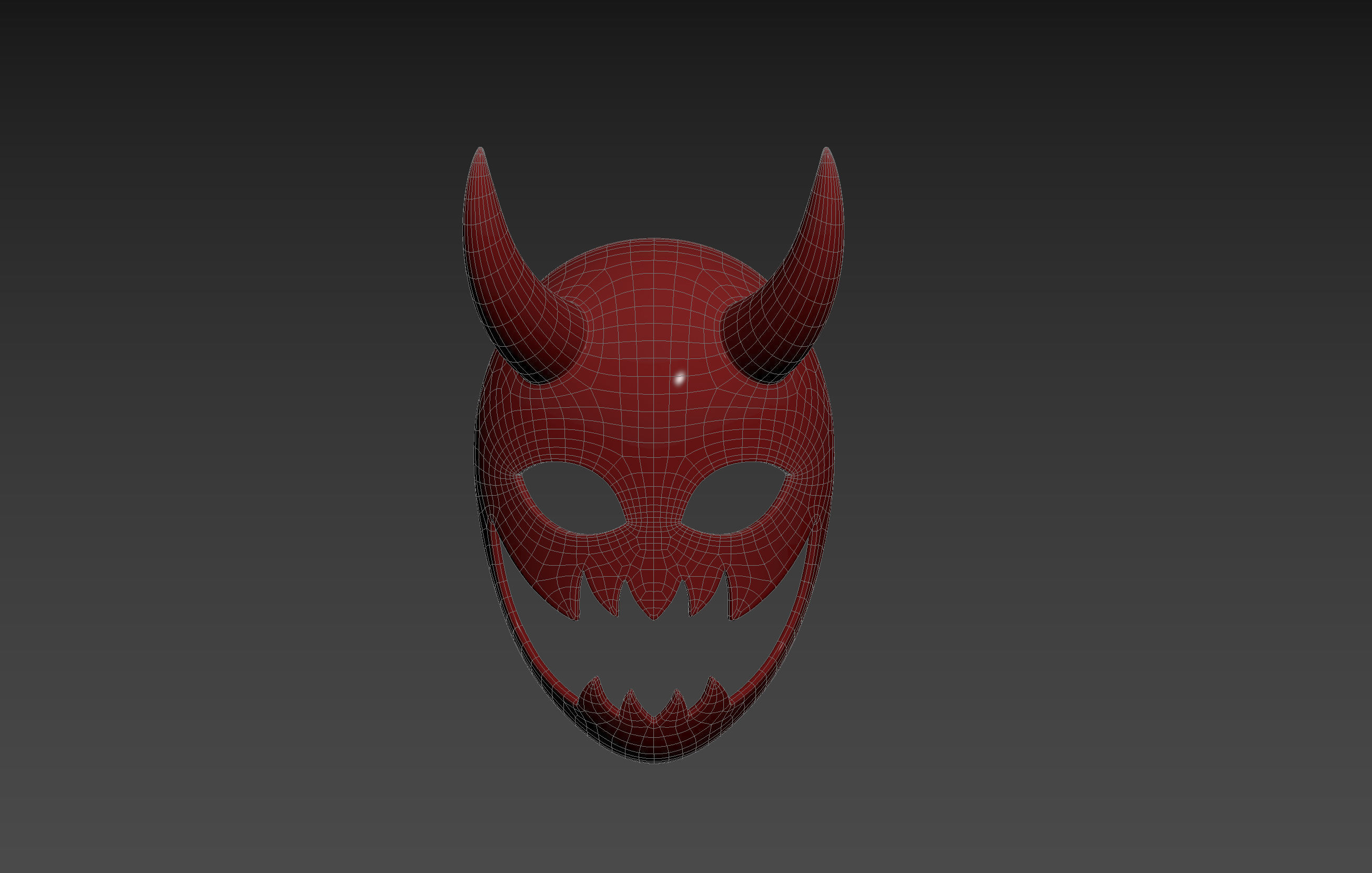Prop056 Devil Mask 3D model | CGTrader