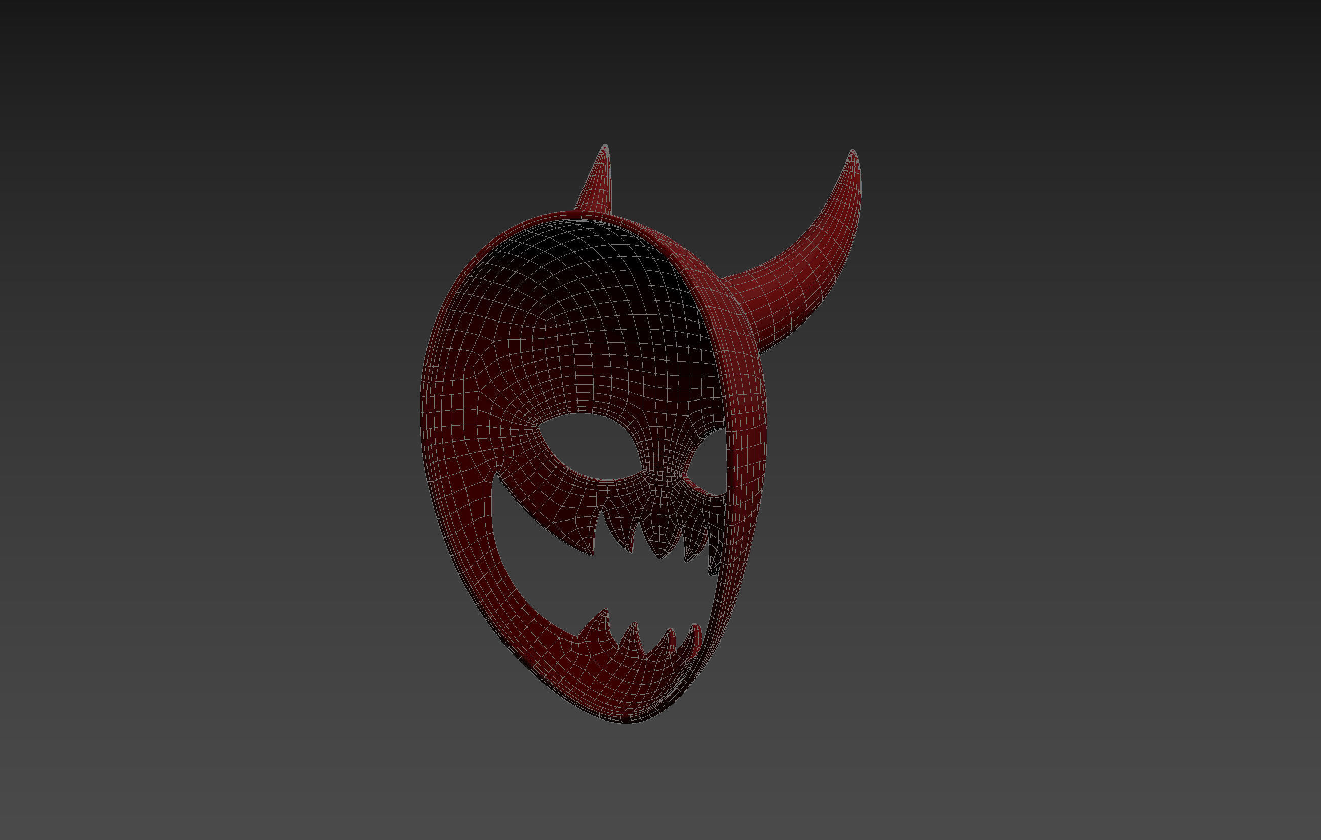 Prop056 Devil Mask 3D model | CGTrader