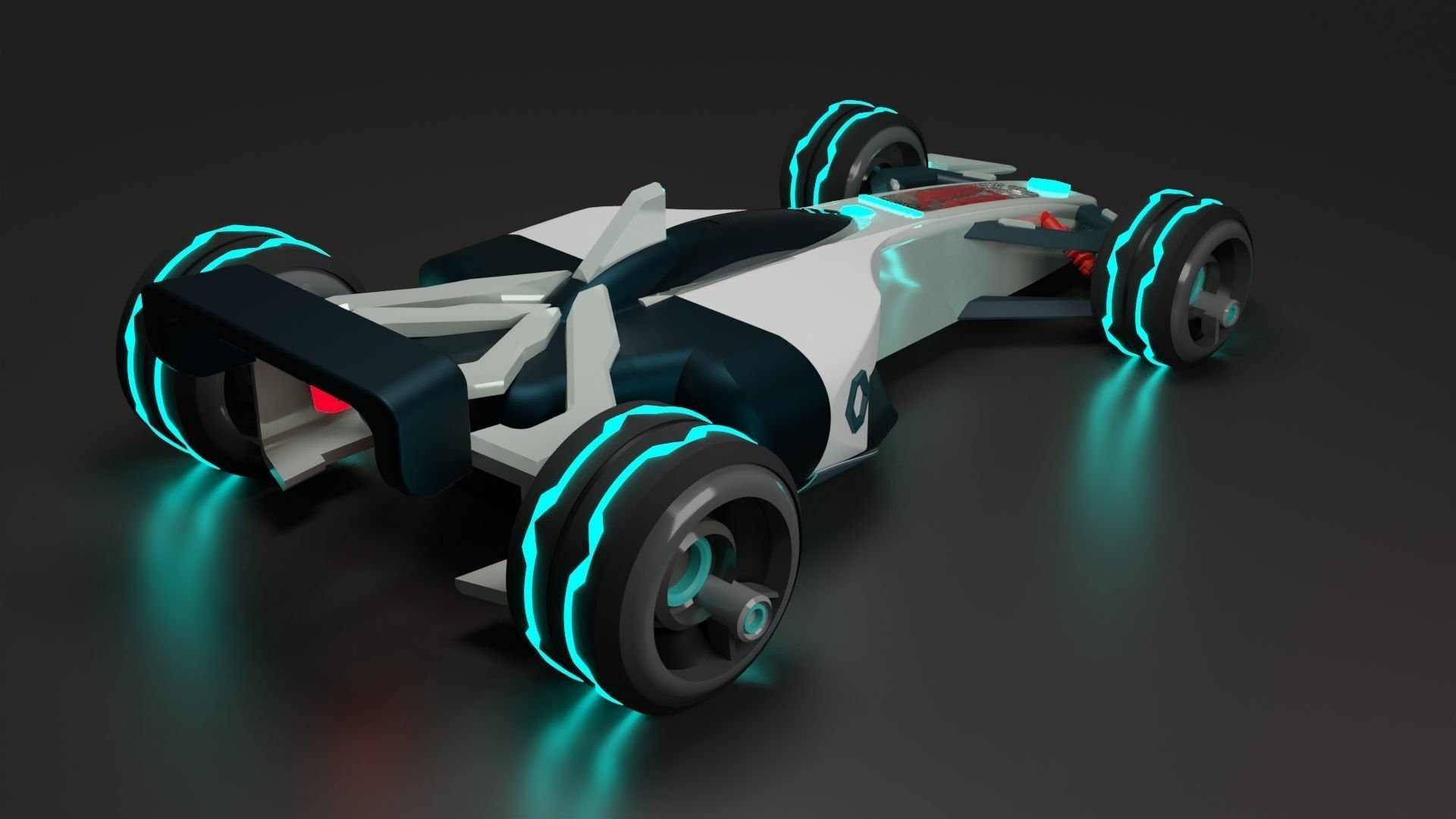 F1 car low poly 3D model | CGTrader