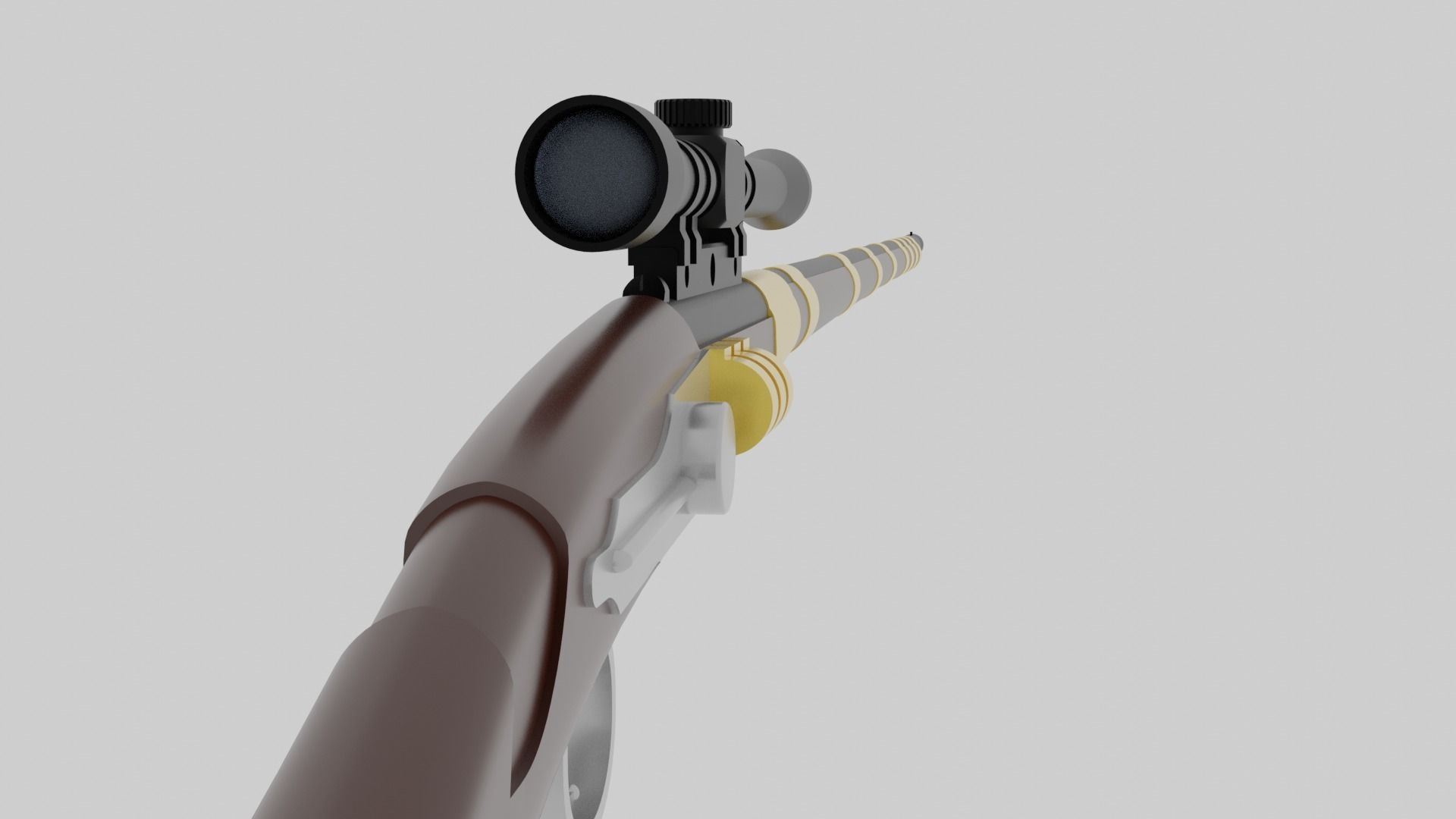 Tusken Cycler Rifle B 3D model | CGTrader