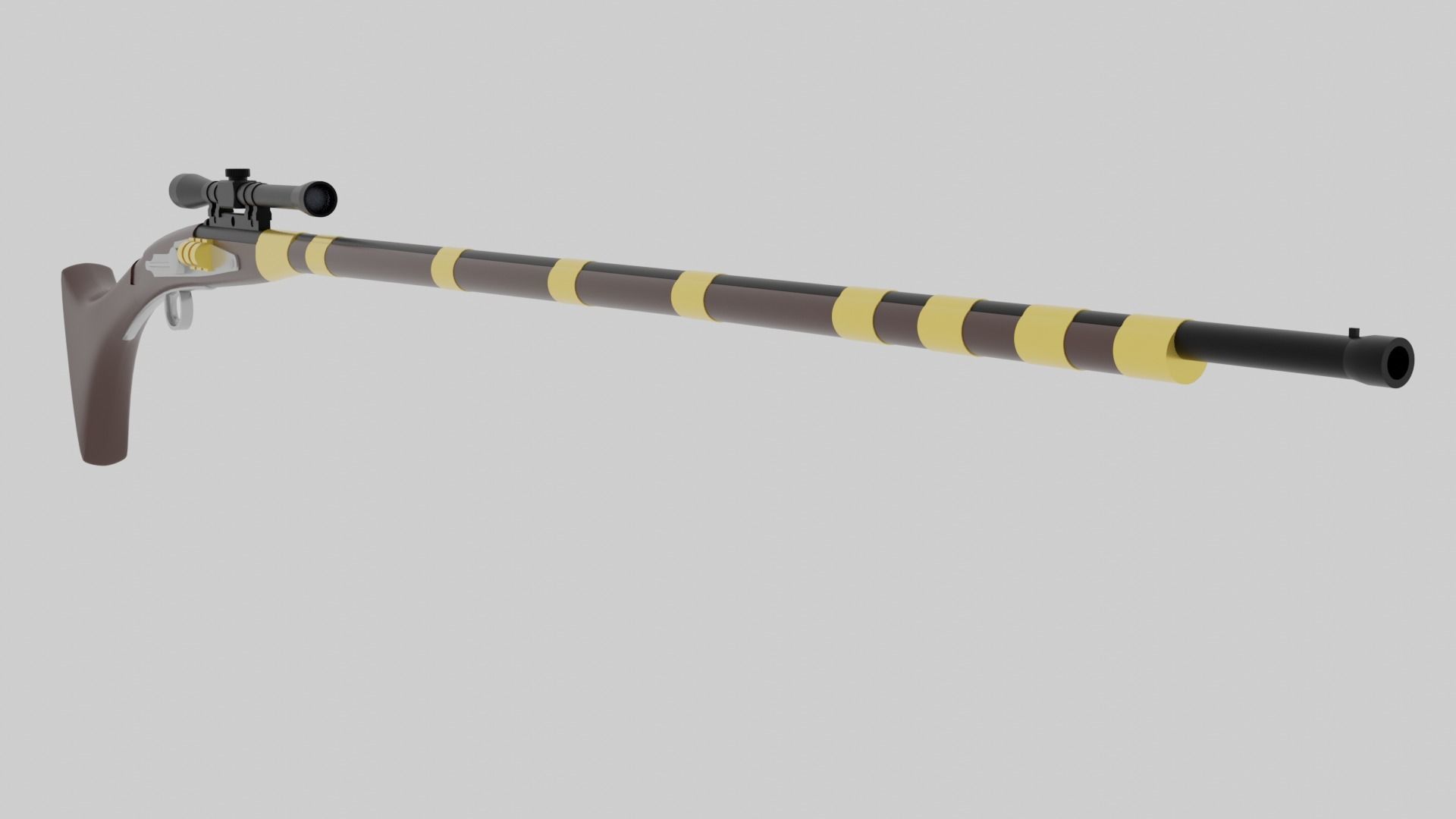 Tusken Cycler Rifle B 3D model | CGTrader