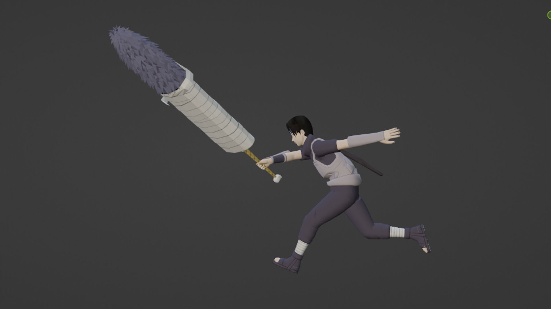 3D model Itachi Anbu Samehada Anbu sword VR / AR / low-poly | CGTrader