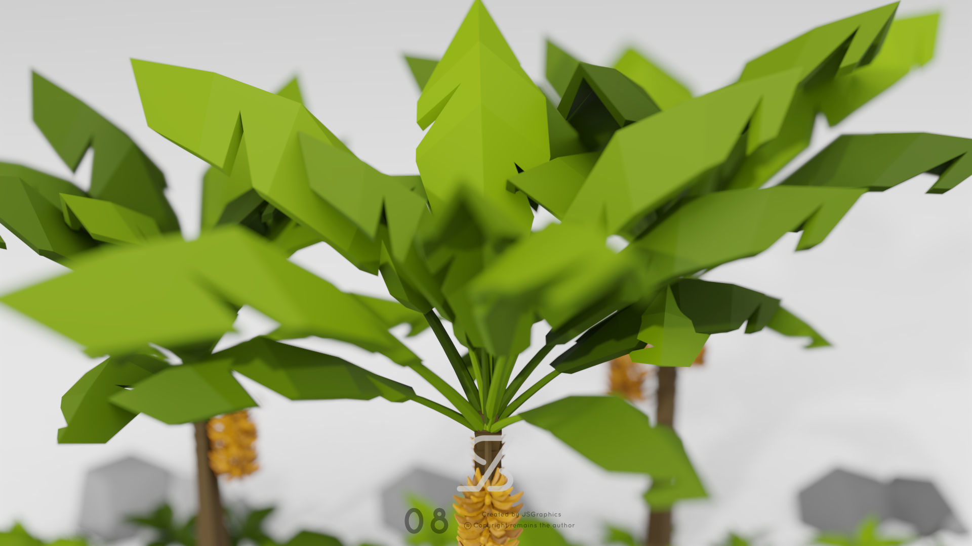 Banana Tree free VR / AR / low-poly 3D model animated rigged | CGTrader