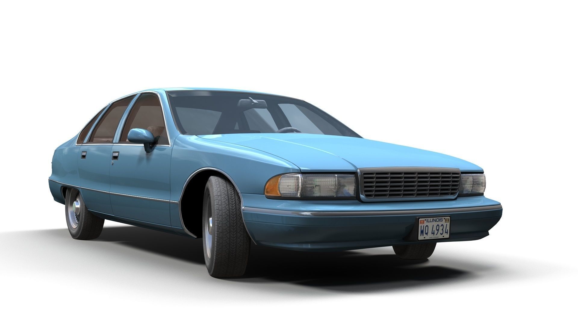 3D model 90s generic sedan VR / AR / low-poly | CGTrader