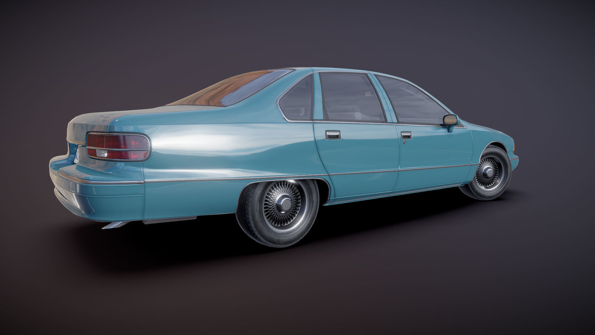 3D model 90s generic sedan VR / AR / low-poly | CGTrader