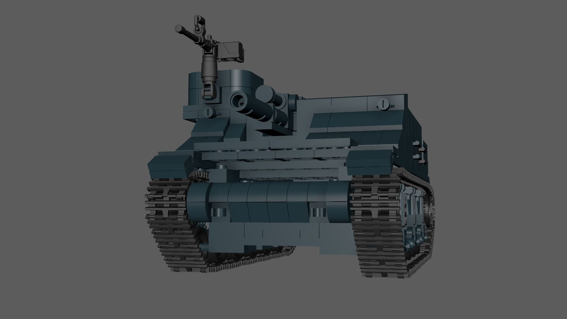 Lego Real World Size Tank 3D model | CGTrader