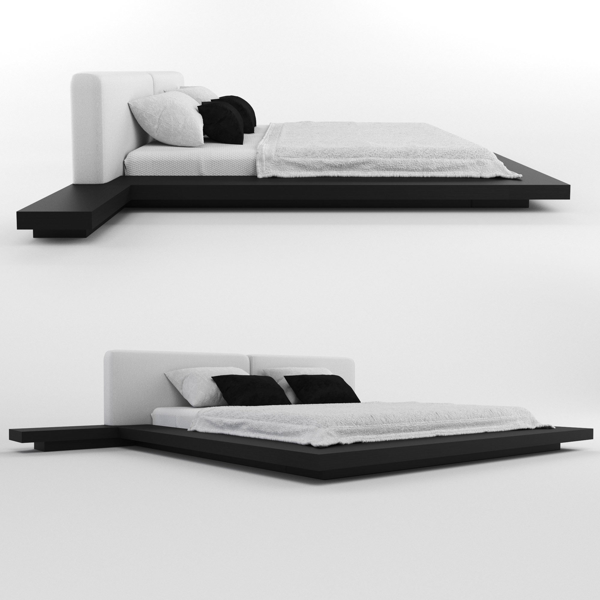 Modloft Worth King Bed 3D model | CGTrader