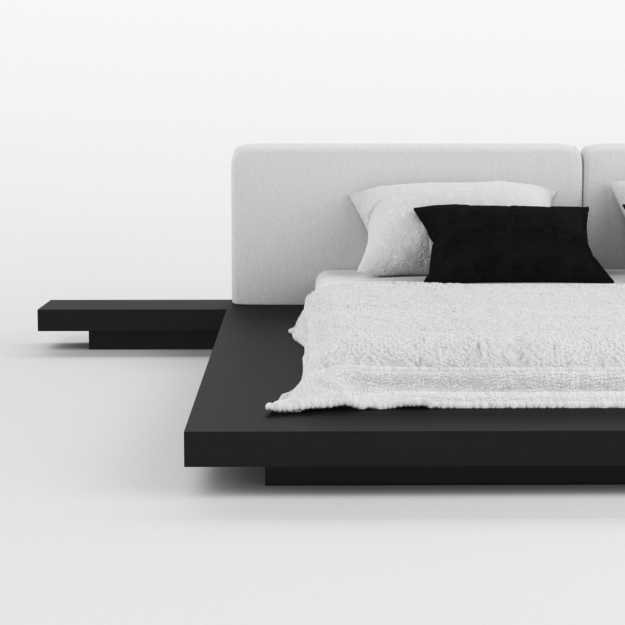 Modloft Worth King Bed 3D model | CGTrader