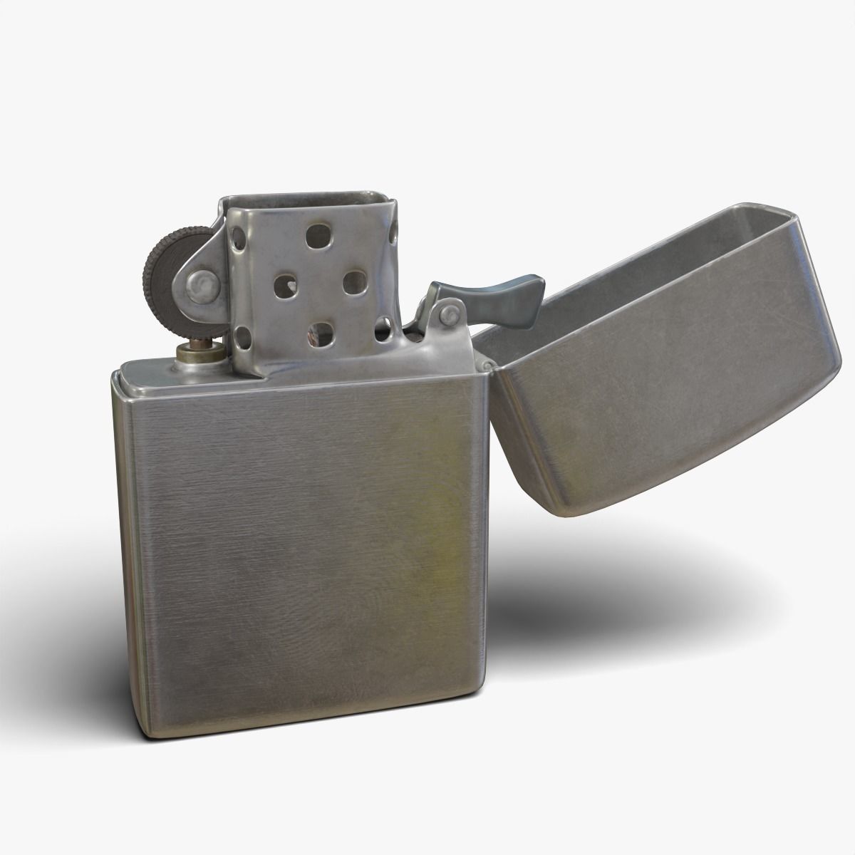 Zippo Lighter Rigged 3D model animated rigged | CGTrader