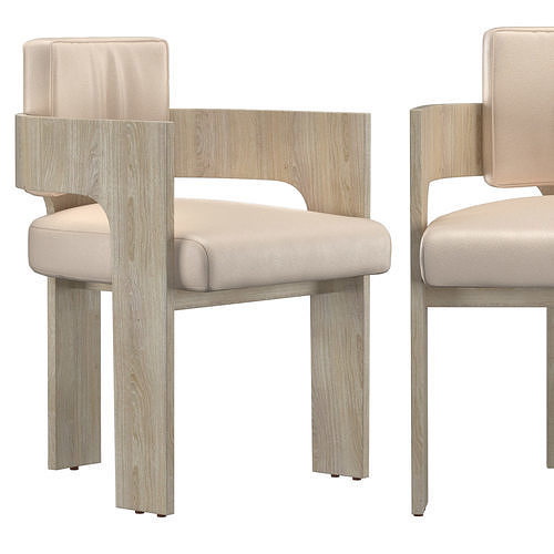 C Back Chair 3D model | CGTrader