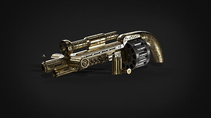 3D model Constantine - Holy Shotgun VR / AR / low-poly | CGTrader