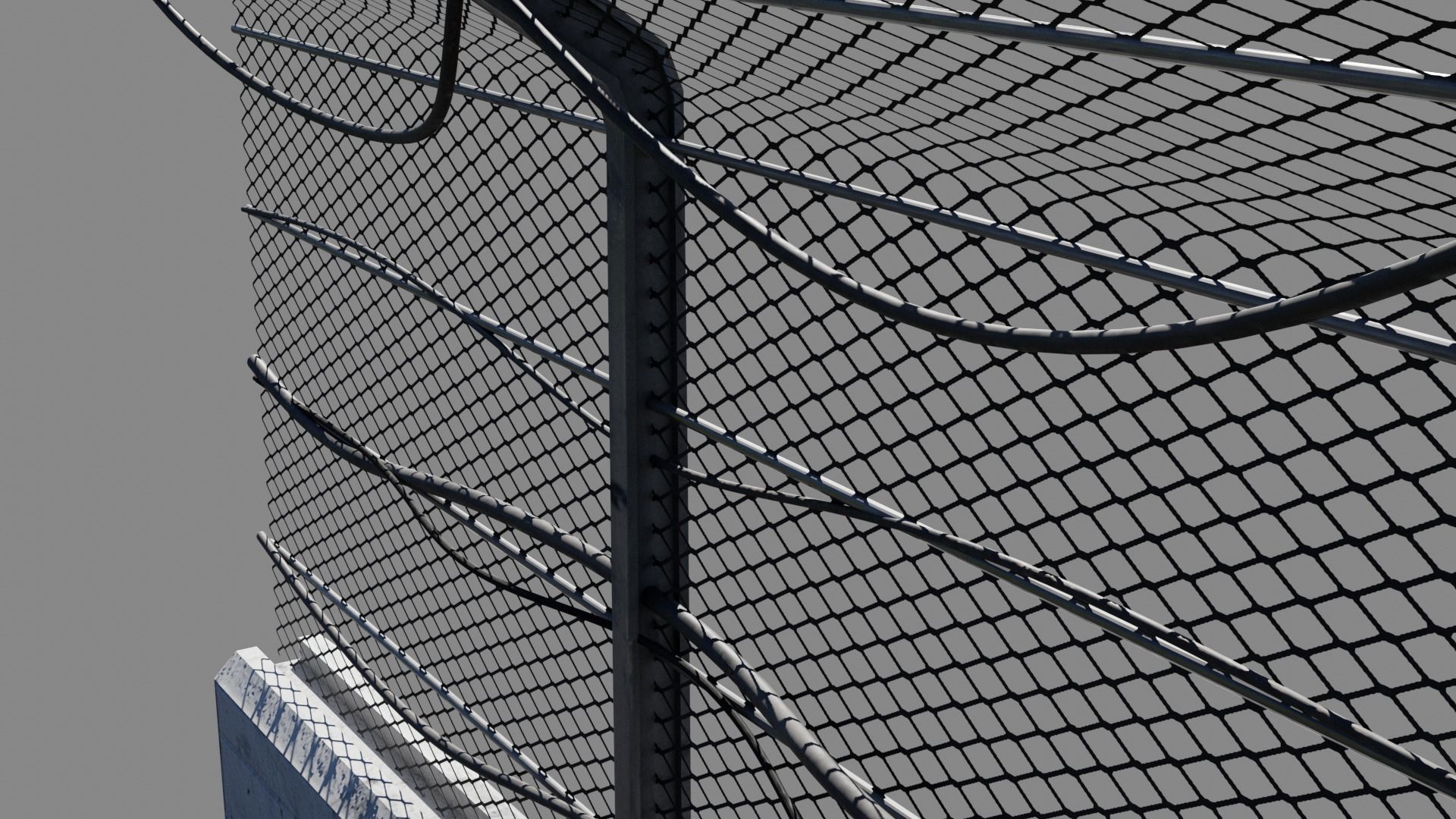 3D model Catch Fence VR / AR / low-poly | CGTrader