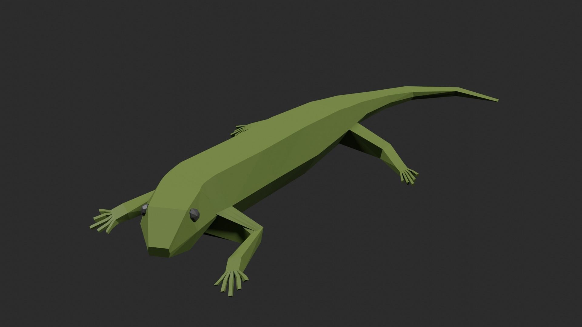 3D model Lowpoly Lizard VR / AR / low-poly | CGTrader