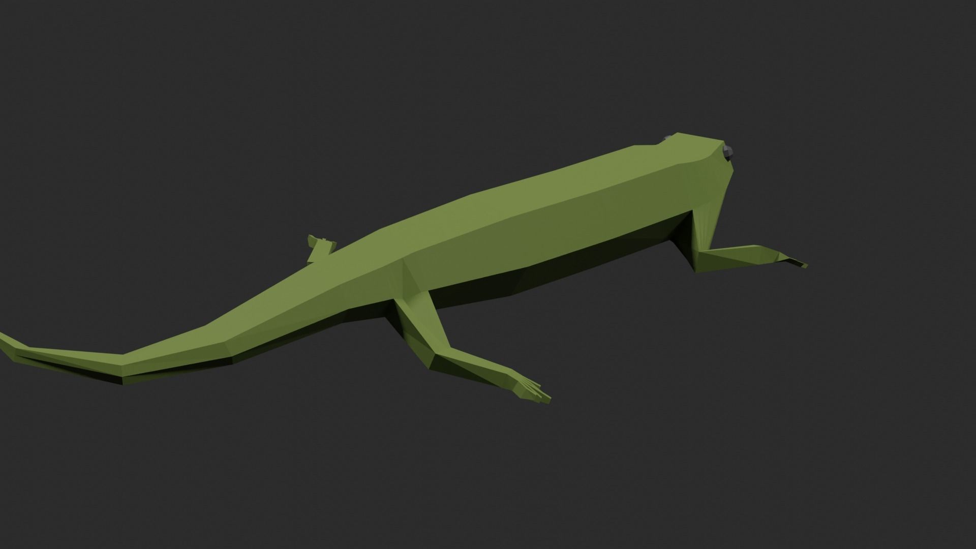3D model Lowpoly Lizard VR / AR / low-poly | CGTrader