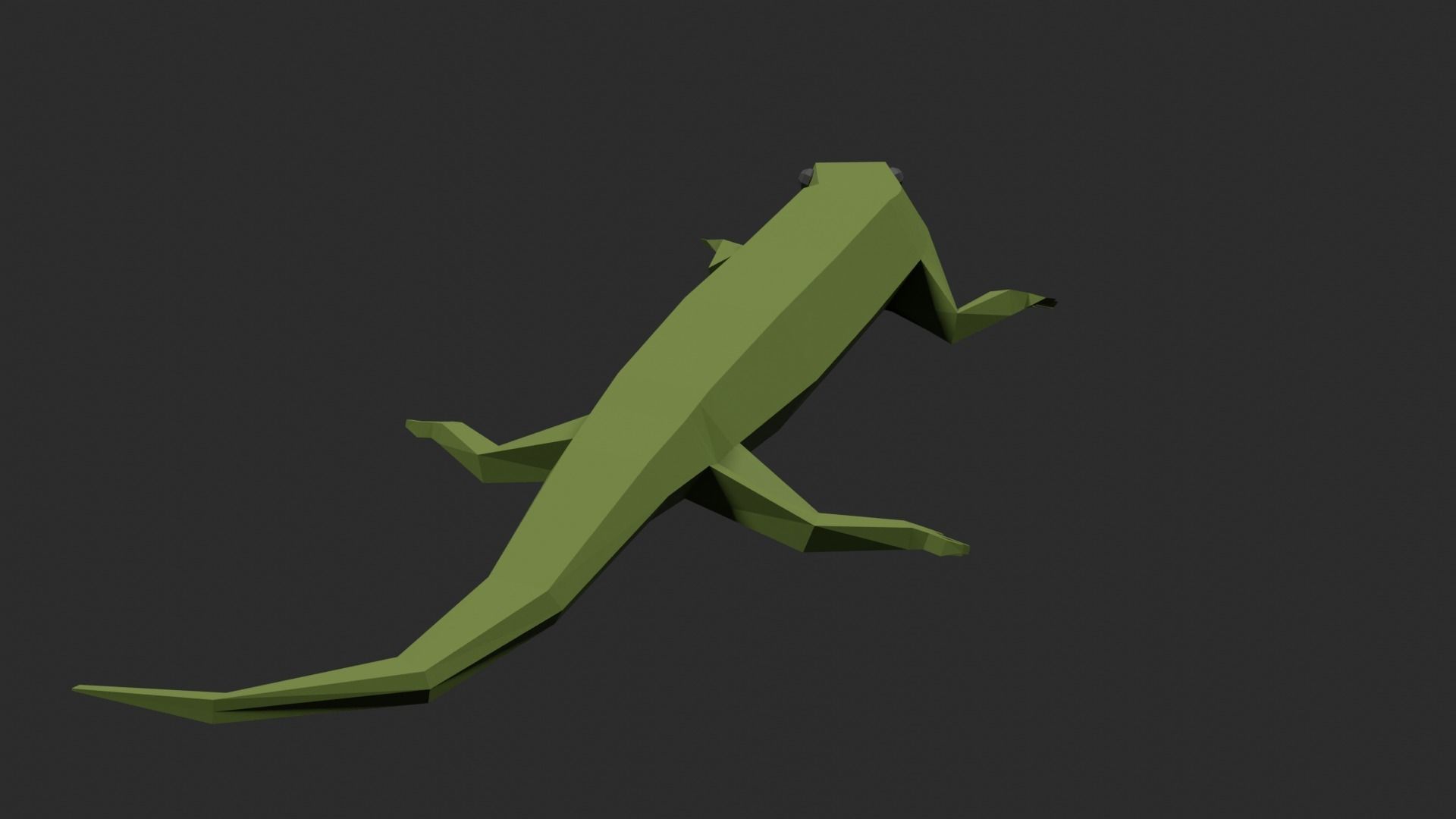3D model Lowpoly Lizard VR / AR / low-poly | CGTrader