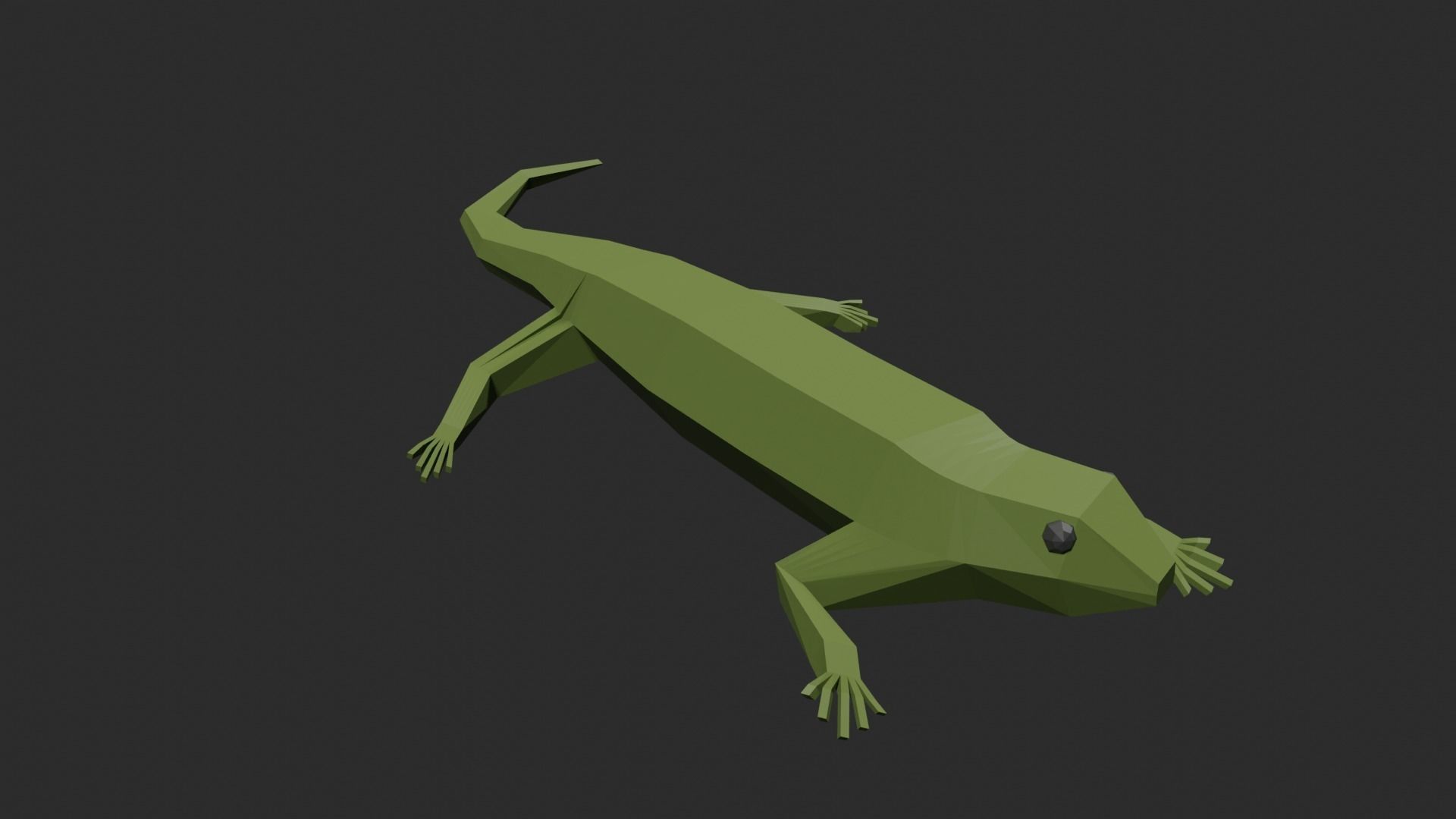 3D model Lowpoly Lizard VR / AR / low-poly | CGTrader
