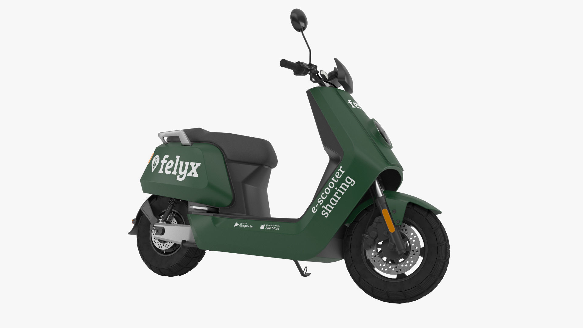 3D model Electric Scooter Felyx VR / AR / low-poly | CGTrader