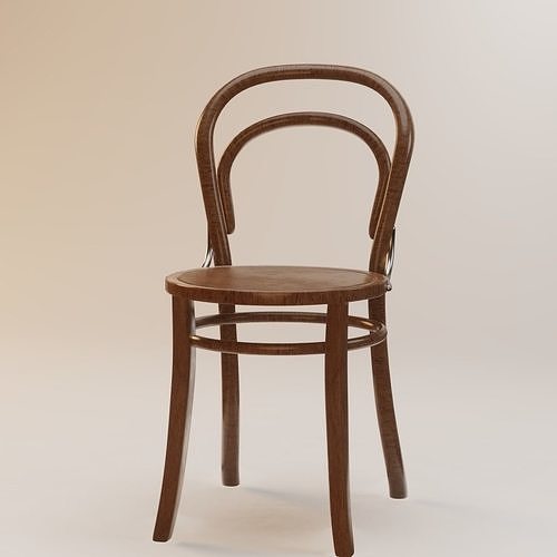Roundback design chair free 3D model | CGTrader
