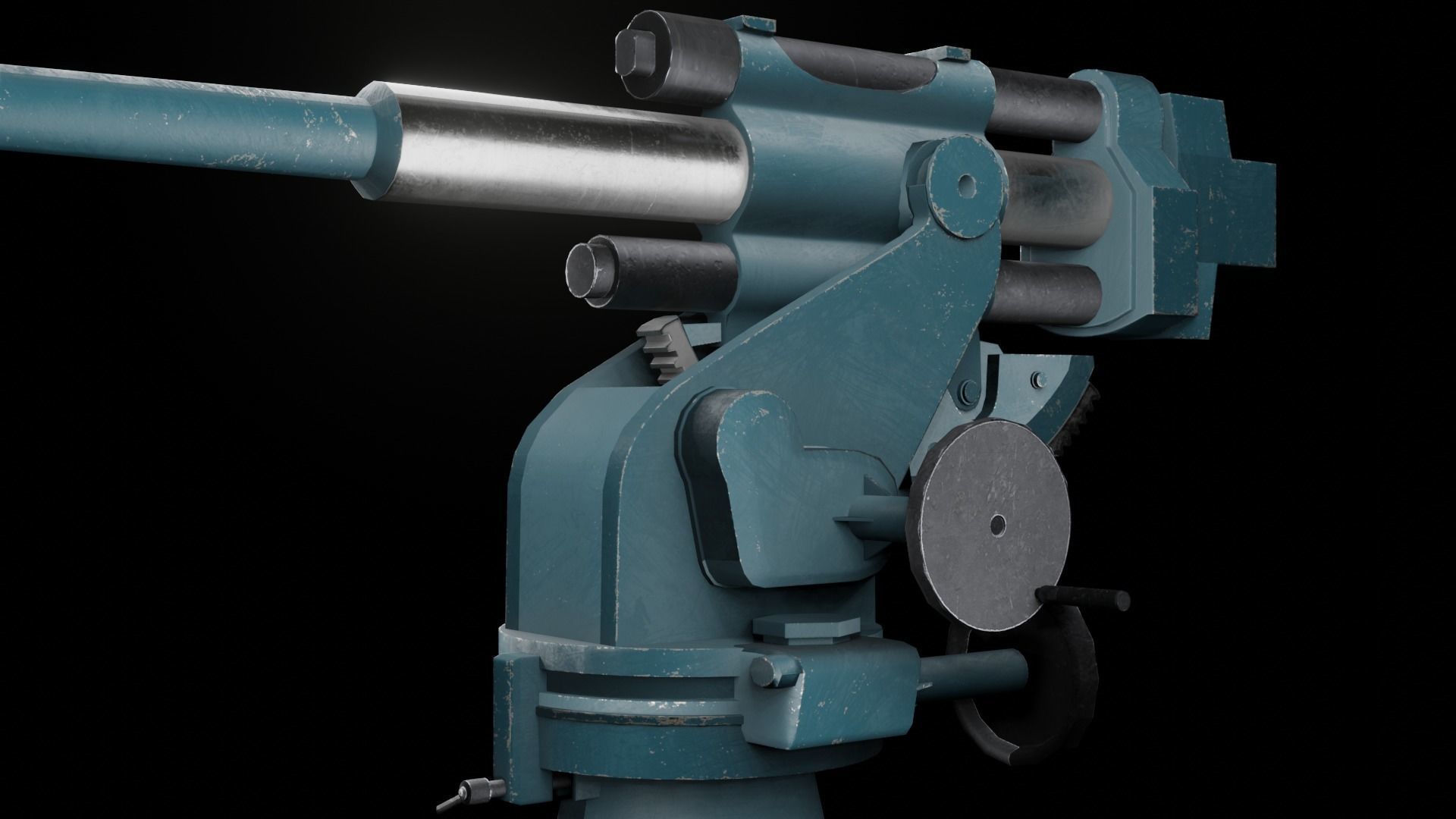21-K gun 45 mm caliber 3D model | CGTrader