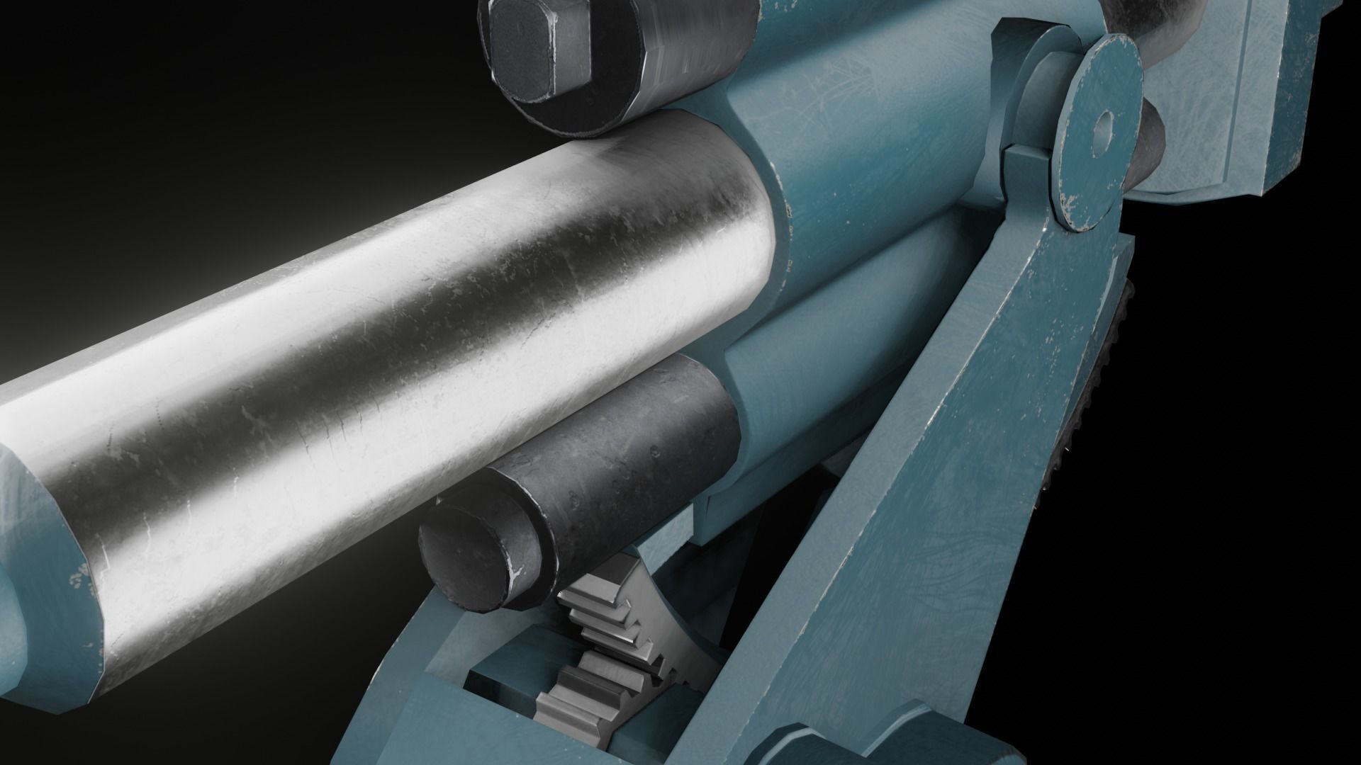 21-K gun 45 mm caliber 3D model | CGTrader