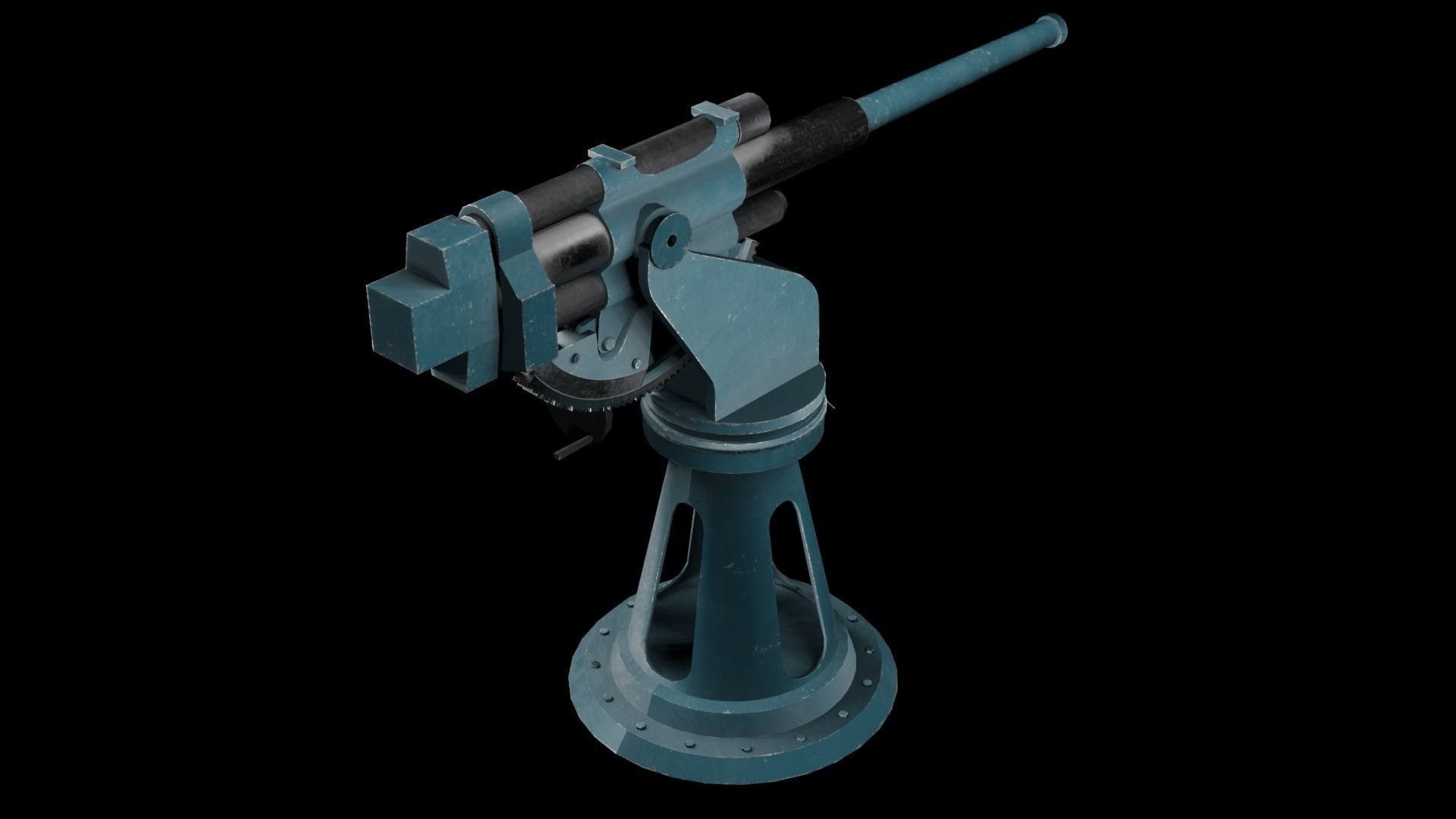 21-K gun 45 mm caliber 3D model | CGTrader