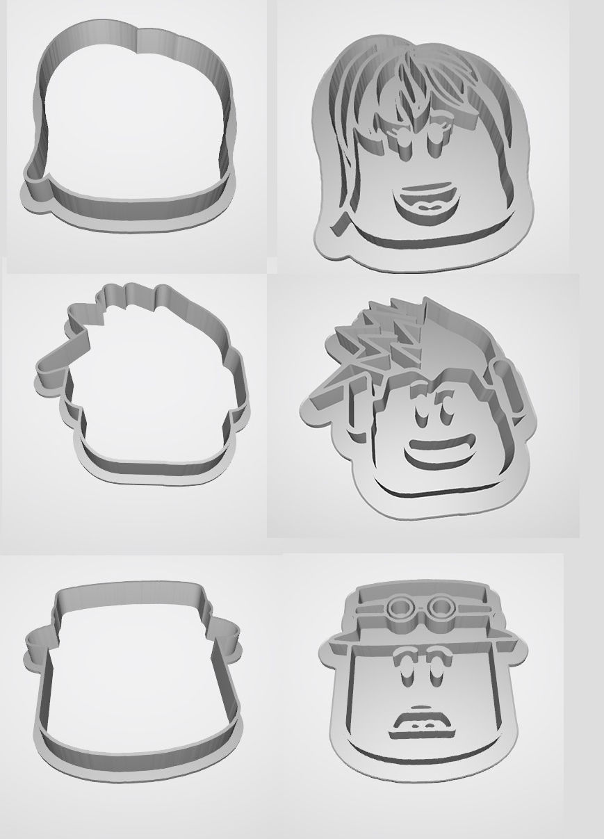 Roblox characters cutter and marker 3D model | CGTrader