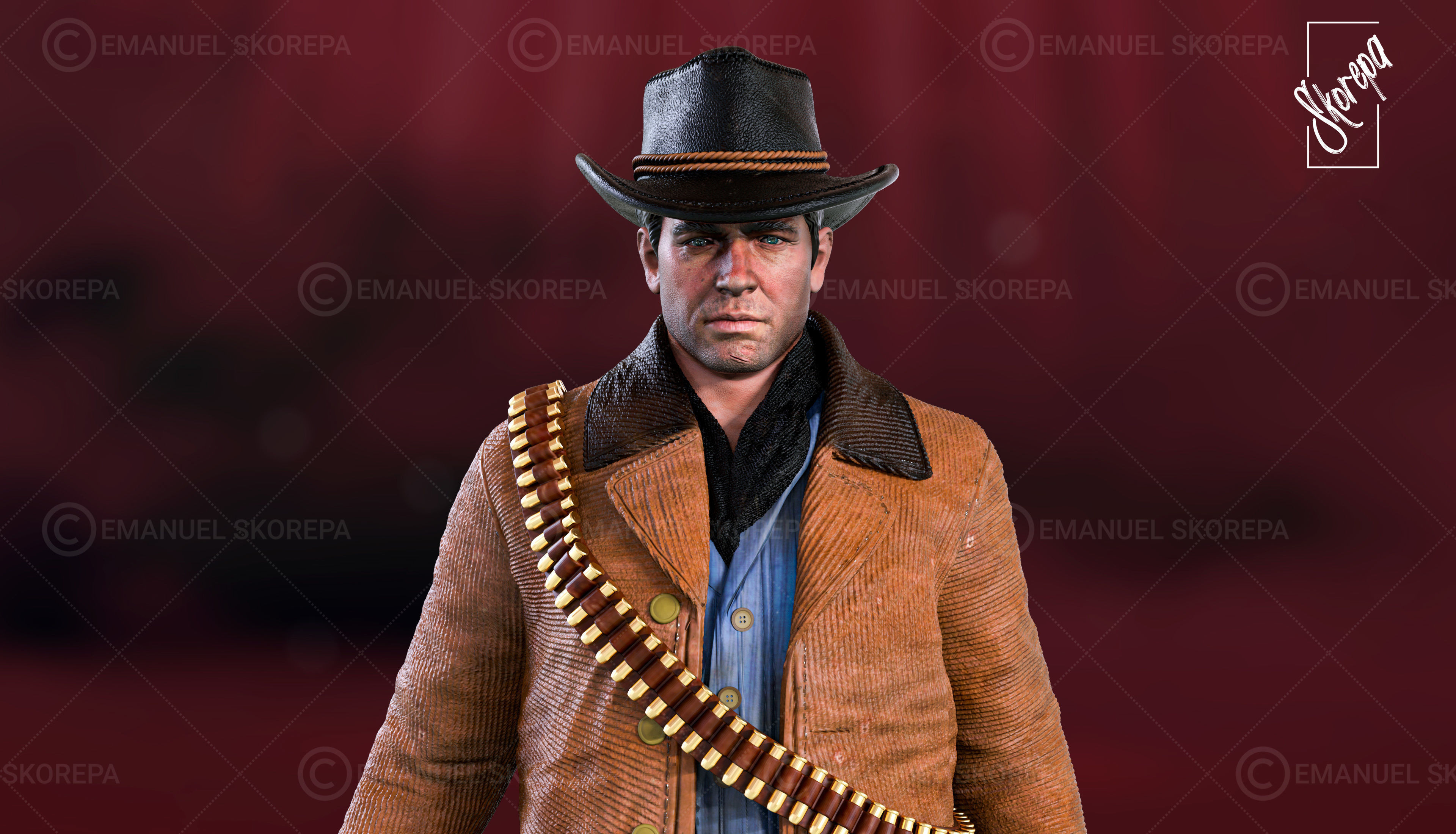 Arthur Morgan 3D model 3D printable | CGTrader