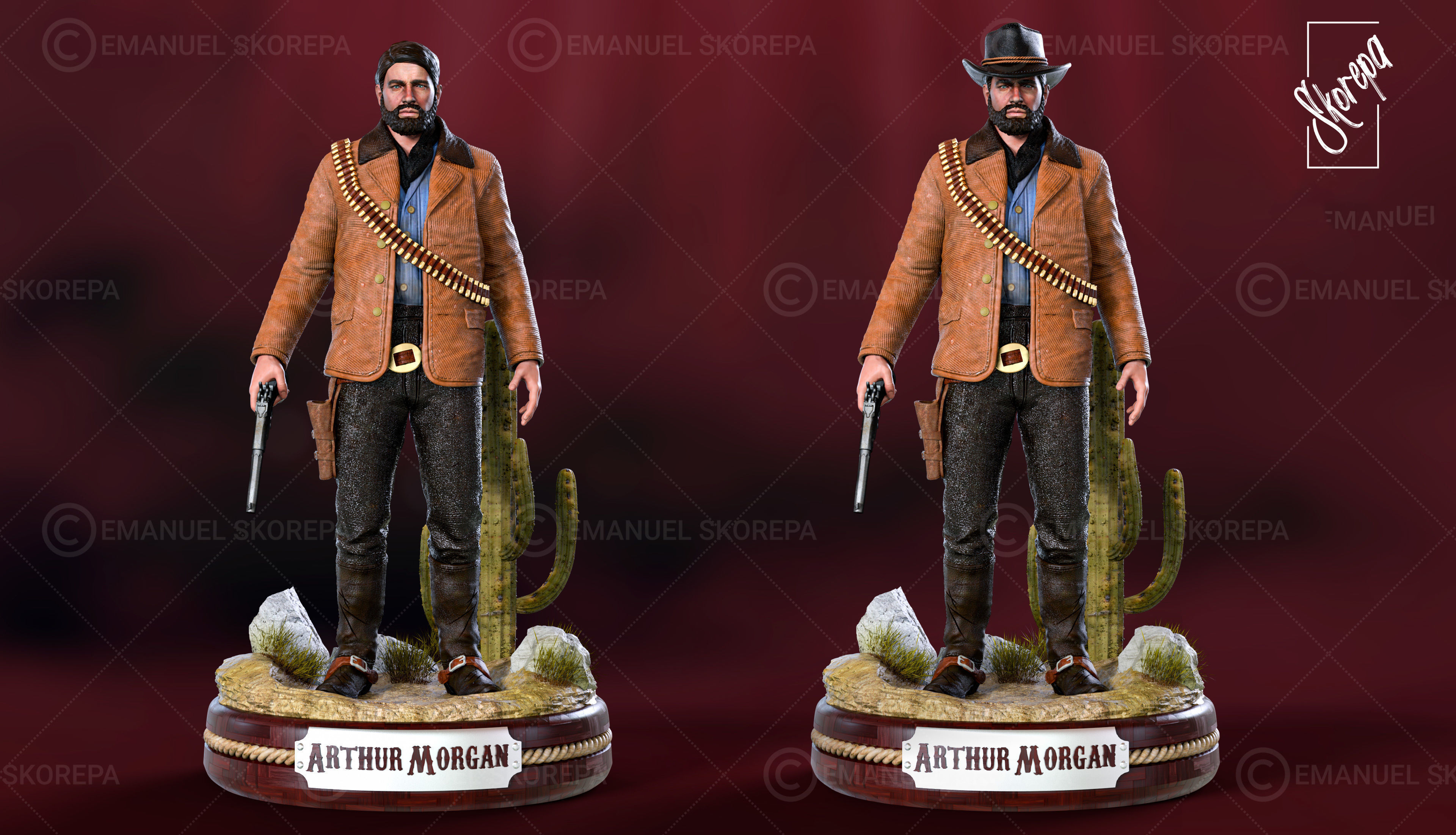 Arthur Morgan 3D model 3D printable | CGTrader