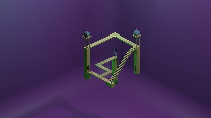 3D model Monument low poly for game VR / AR / low-poly | CGTrader