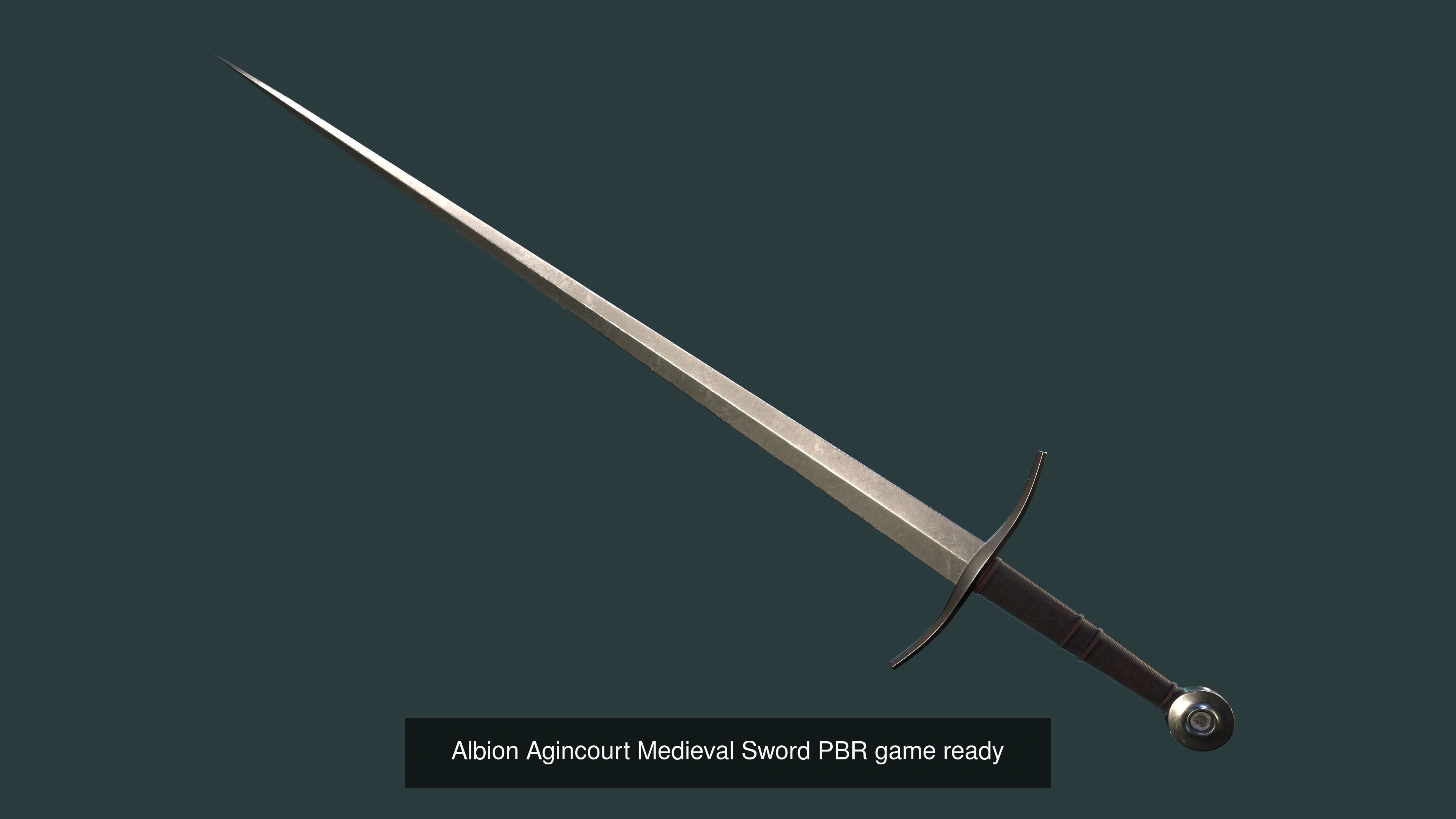 Albion Medieval Swords PBR game ready Low-poly 3D Model Collection | CGTrader